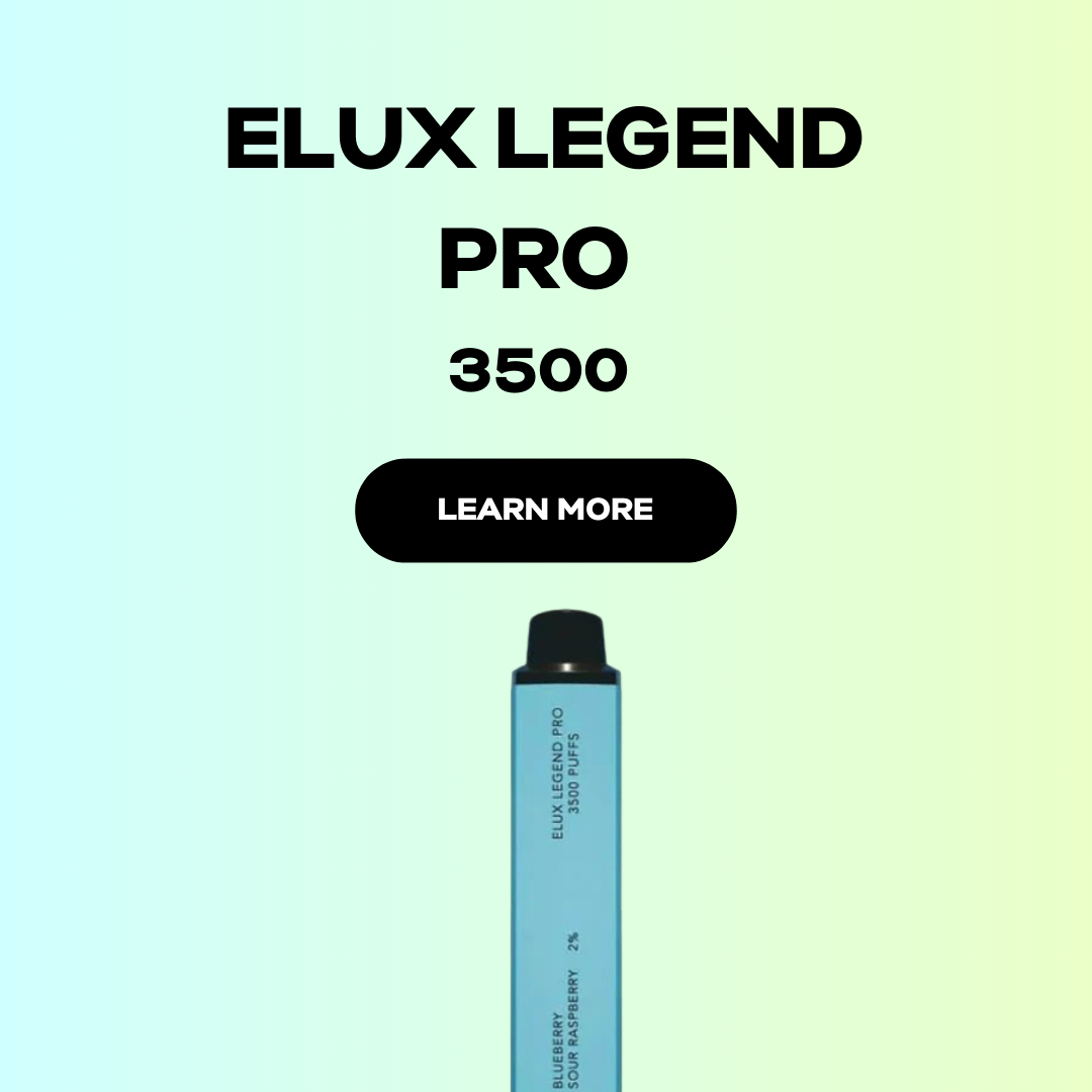 Elux Legend PRO 3500 Puff Disposable Vape Device – Shop Disposables