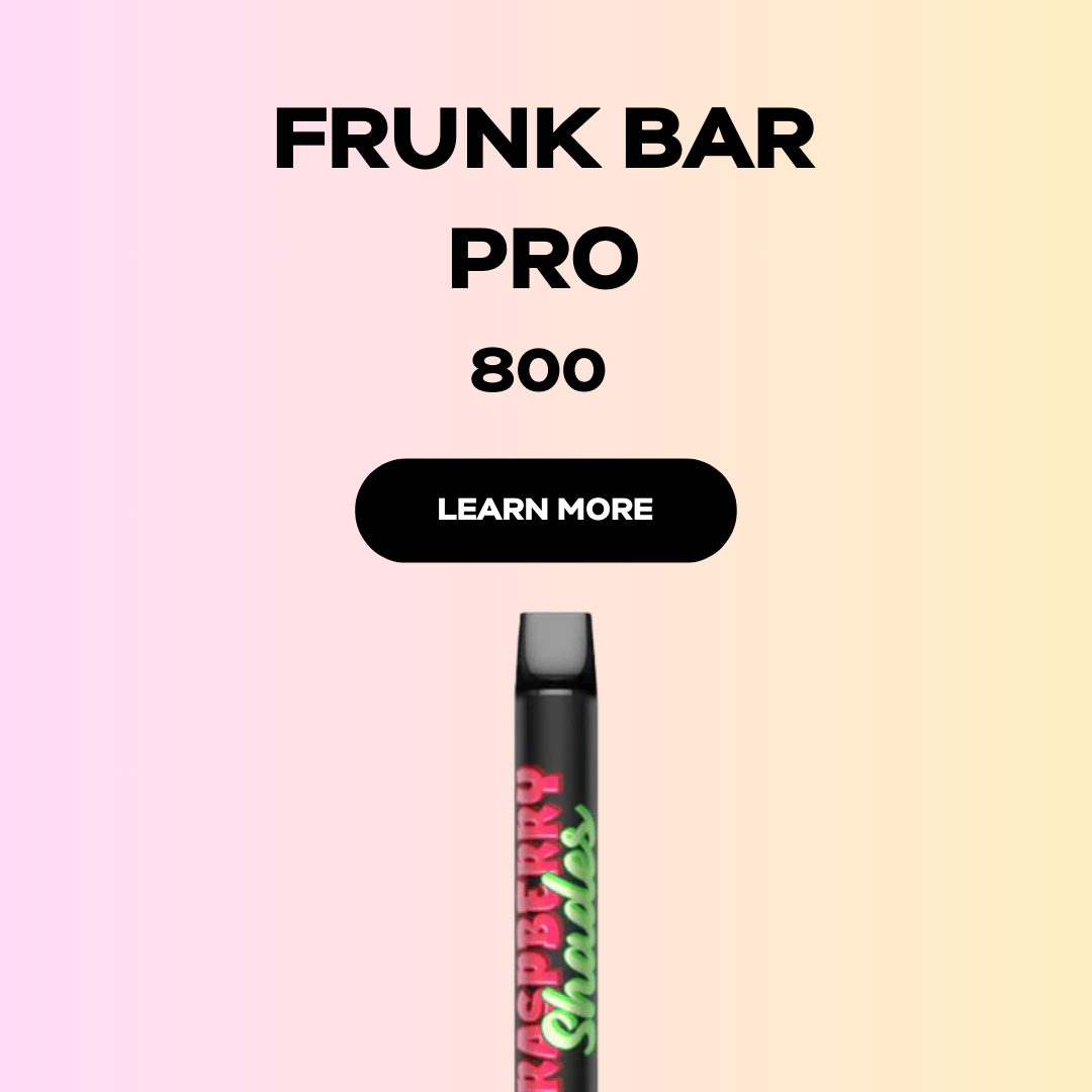 Frunk Bar PRO 800 Puff Disposable Vape Pod Device – Shop Disposables
