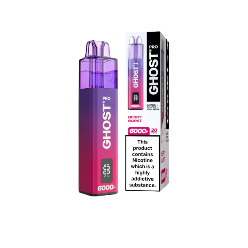 Ghost Pro 6000+ Disposable Pod Vape Kit | Any 2 for £18.99 – Shop ...